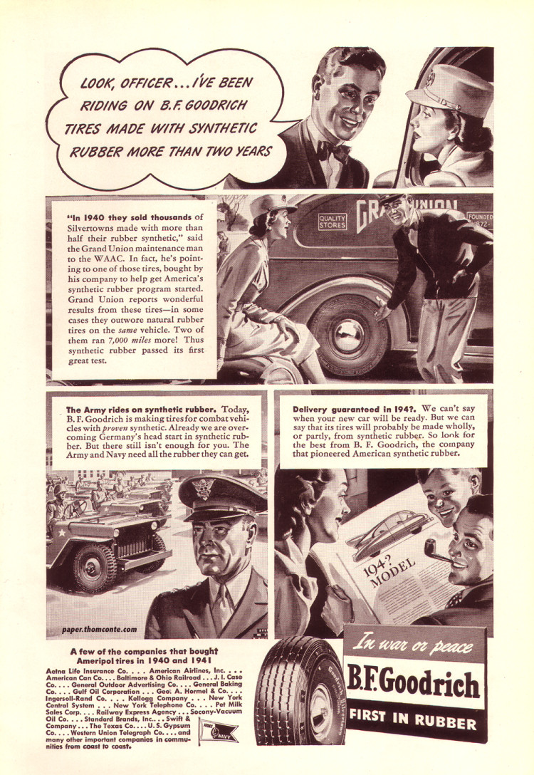 B.F. Goodrich – Old Paper